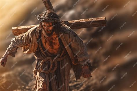 Jesus Carrying A Cross