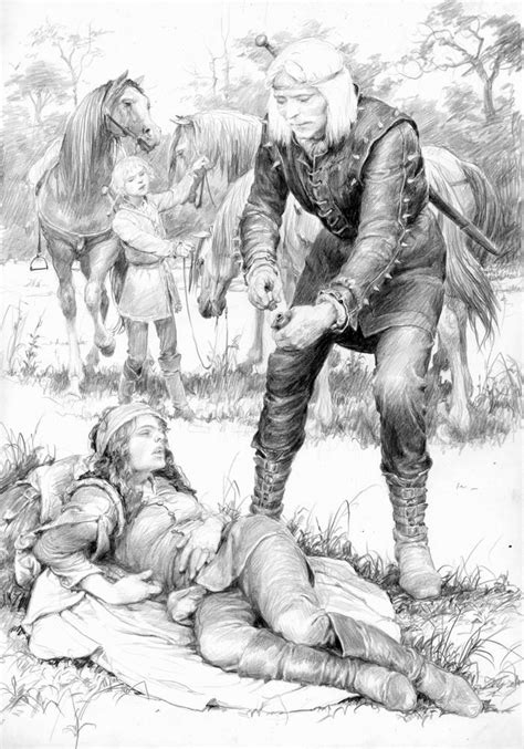 Blood of Elves - Illustrations by Denis Gordeev | Disegni, Fiabe ...