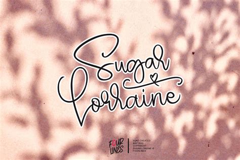 Download Sugar Lorraine font | fontsme.com