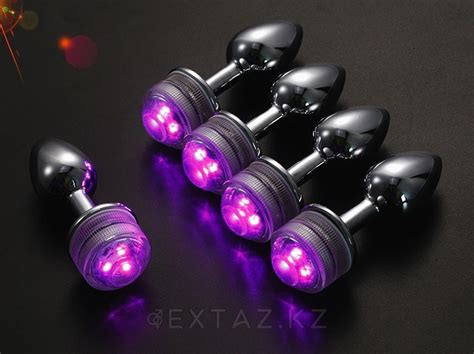 Купить Анальная пробка с подсветкой — sex shop Extaz