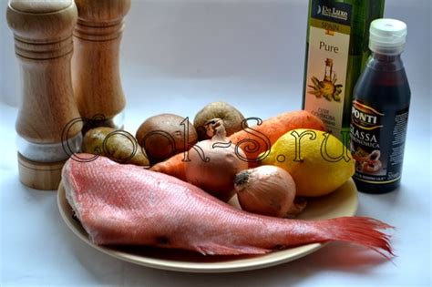 Красный окунь в духовке - Пошаговый рецепт с фото | Блюда из рыбы и ...