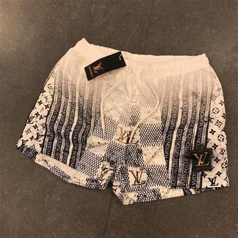 Купить Плавки Louis Vuitton White Black плавальні шорти луі вітон шорты ...