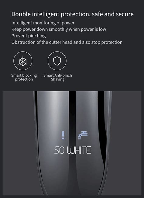 Xiaomi Soocas SO WHITE 3D Smart Electric Waterproof Shaver