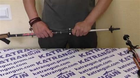 Система антишок на трекинговых палках leki khumbu - YouTube
