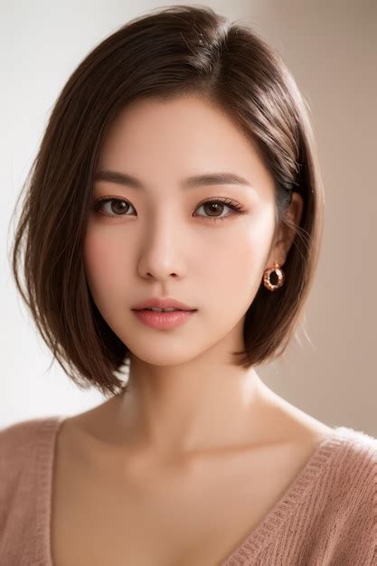 Premium AI Image | Portrait of beautiful Japanese women in asymmetric ...