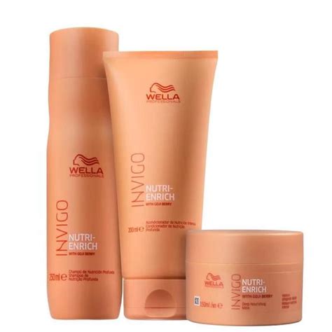 Kit Enrich Shampoo, Condicionador e Máscara - Wella - Wella ...