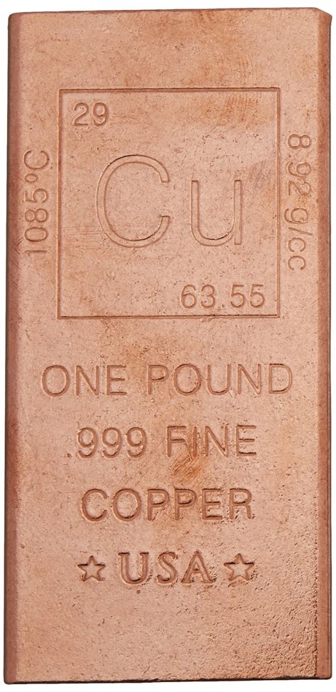 One Pound Copper Bullion