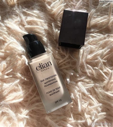 Тональный крем Elian SILK OBSESSION MATTIFYING FOUNDATION SPF 10 - «Мой ...
