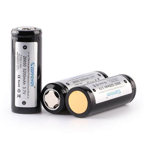 Keeppower 26650 5200mAh с защитой – купить в интернет-магазине 18650.in ...