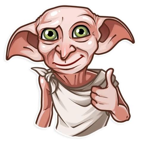 Набор стикеров для Telegram «Добби»