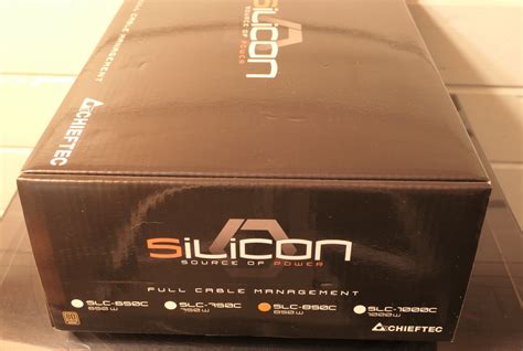 Обзор от покупателя на Блок питания Chieftec SILICON SLC-850C 850 Вт ...