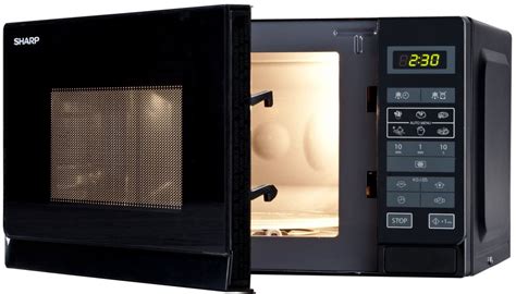 Sharp R-242BKW - 20l Microwelle 800Watt für 59,99€ (statt 76€)