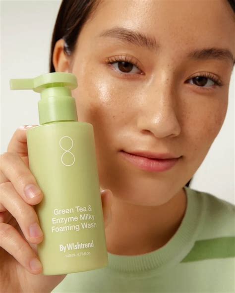 Cleanse and Exfoliate with By Wishtrend Green Tea & Enzyme Powder Wash