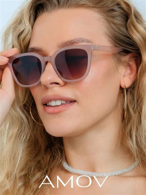 Солнцезащитные очки Amov Okul Beige | отзывы