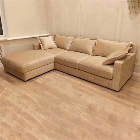 Диван угловой Velvet в Москве от фабрики мебели «Idealbeds»