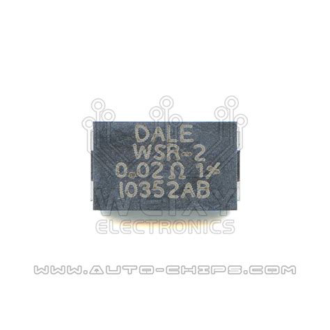 DALE WSR-2 0.02R Resistor use for automotives ECU