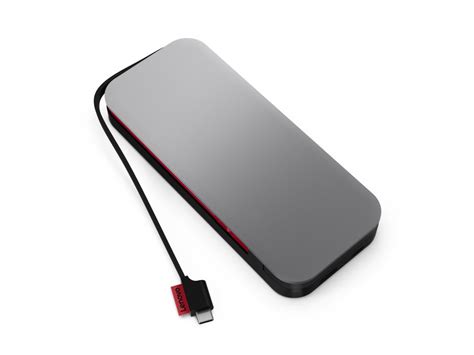 Lenovo Go USB-C Laptop Power Bank (20000mAh) - Thunder Black - E-lenovo
