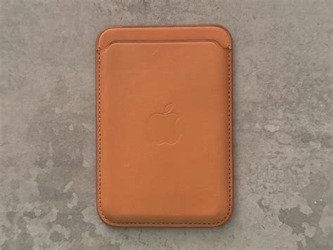 Apple Magsafe Wallet Leder camel (golden brown) | Kaufen auf Ricardo