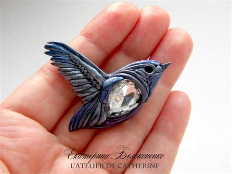 Изделие - подвеска Колибри с сердоликом.: polymerclayfimo — LiveJournal
