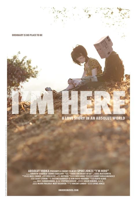Постеры: Я здесь / Постер фильма «Я здесь» (2010) #1269882