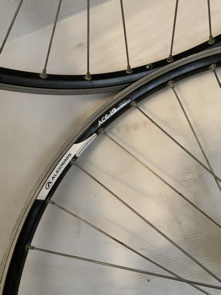 Yahoo!オークション - ALEX RIMS ACE-19 650c リム SHIMANO FH-RM40-8 ...