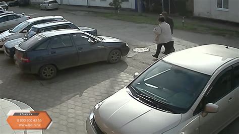 Пример записи с камер видеонаблюдения IP - YouTube