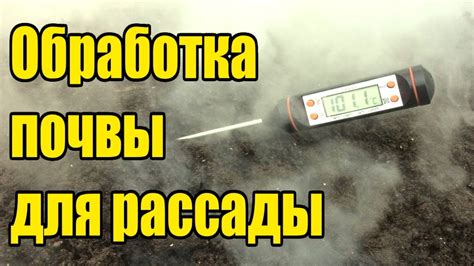 ОБРАБОТКА ПОЧВЫ ПЕРЕД ВЫСАДКОЙ РАССАДЫ - YouTube
