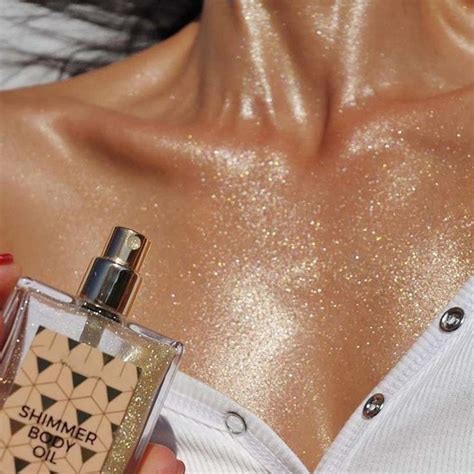 Body Highlighting Shimmer Oil | Shimmer body oil, Shimmer oil, Shimmer body