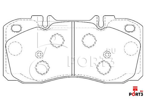 WAGNER WBP29122A Комплект тормозных колодок, дисковый тормоз