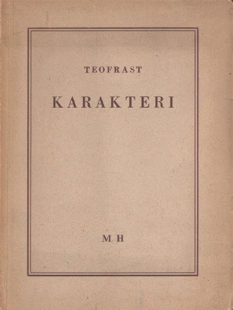 Teofrast - Karakteri | PDF
