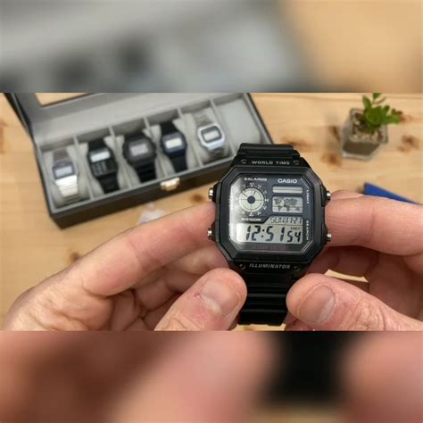 Casio WORLD TIME ILLUMINATOR DIGITAL CHRONOGRAPH WATCH AE1200WH BRAND ...