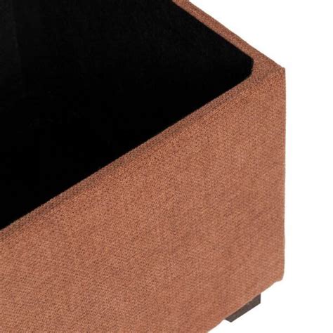 Kinnia Design - S/2 banqueta-baúl teja tejido-madera 102 x 41 x 43 cm ...