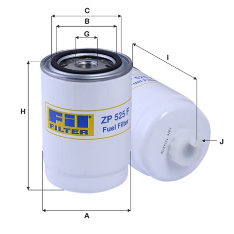 ZP 525 F - Yakıt filtresi - Fil Filter - Online Catalogue