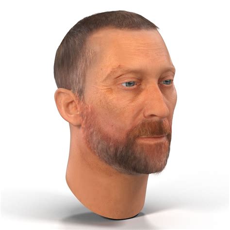 Мужская голова с волосами 2 3D модель 3D Модель $29 - .max - Free3D