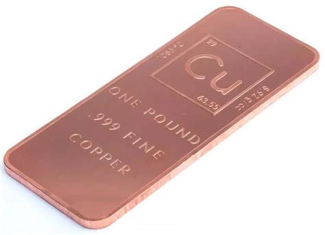 One Pound Copper Bullion