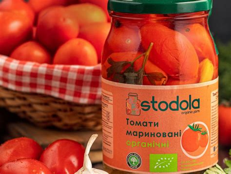 Томаты маринованные органические Stodola 900 г - купить за 99.00 грн ...