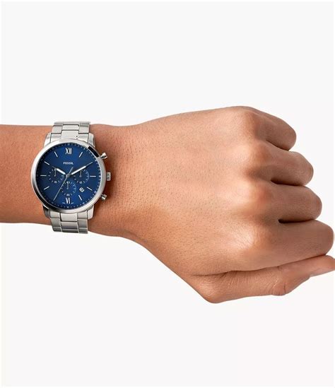 FOSSIL FS5792 NEUTRA CHRONOGRAPH STAINLEES STEEL – Famous Time