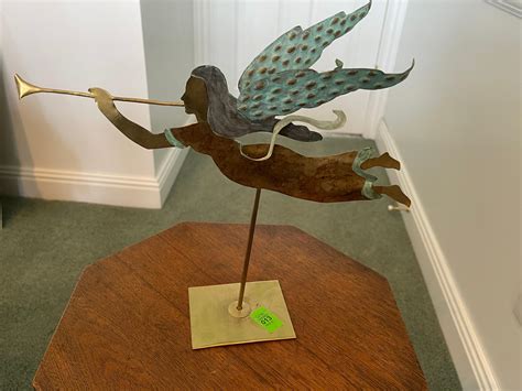 Lot - brass angel
