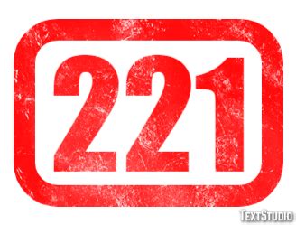 221 Text Effect and Logo Design Number