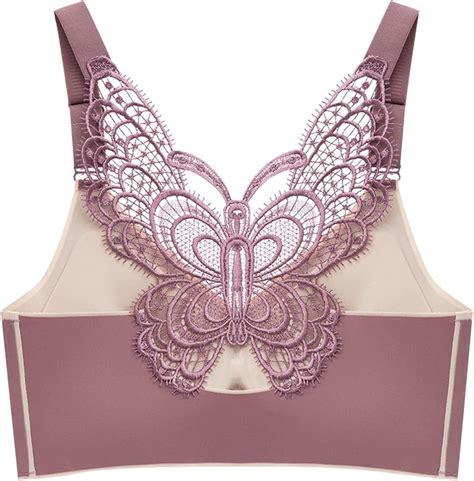 BIBILILI Push-up-BHs für Frauen, Übergröße, Schmetterling, Schönheit ...