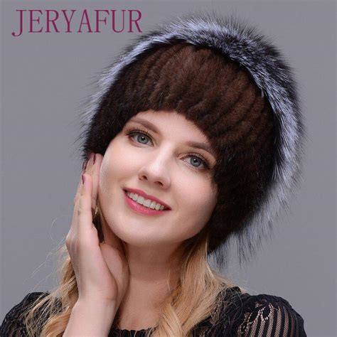 Купить Женская новая зимняя меховая шапка с капюшоном, шапка из ...