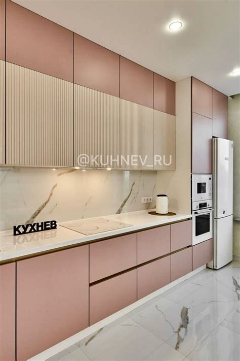 Дизайн мечты: розовая кухня в интерьере | Modern kitchen design, Luxury ...