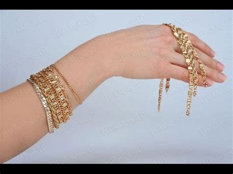 Золотые Женские Браслеты на руку - фото - 2019 / Gold Women's bracelet ...