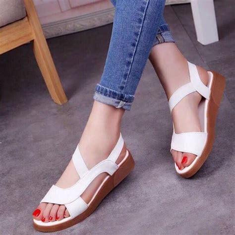 KOREAN SANDALS, Women's Fashion, Footwear, Sandals on Carousell