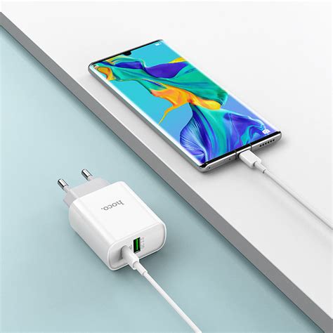 CỐC SẠC NHANH HOCO C80A PD 20W / QC 3.0 (EU) - phukiendienthoaigiasi