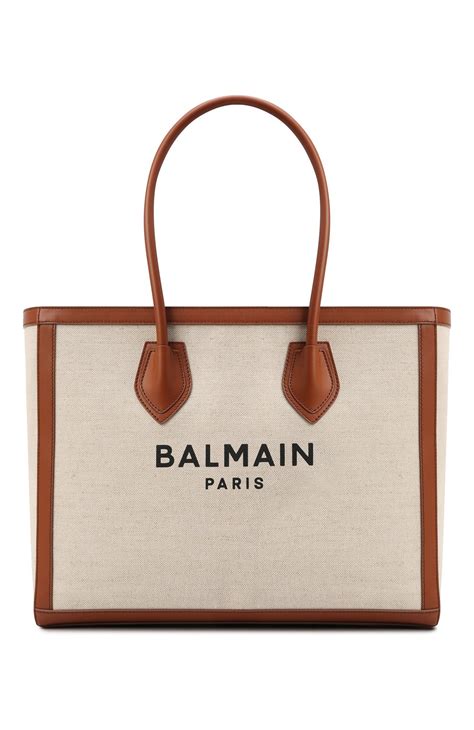 Женский бежевый сумка-тоут b-army 42 BALMAIN — купить в интернет ...