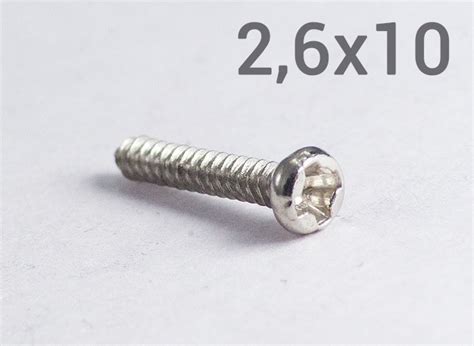 Мини шуруп М2,6x10 полусфера в Крепком. Мелкие саморезы в розницу