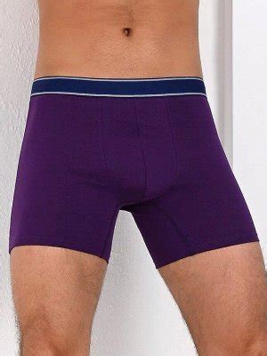 LUI et ELLE MX002 plum Мужские трусы боксеры | Мужское белье. Мужские трусы