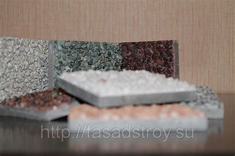 Асбестоцементная фасадная плита с каменной крошкой (фр. 1-3 мм: 3-5 мм ...
