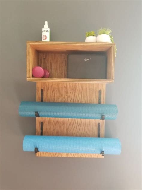 Yoga Accessory | Yoga mat storage, Home yoga room, Yoga room decor